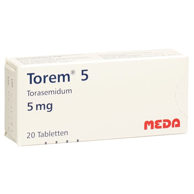 TOREM Tabl 5 mg Blist 20 Stk | Coop Vitality Apotheke