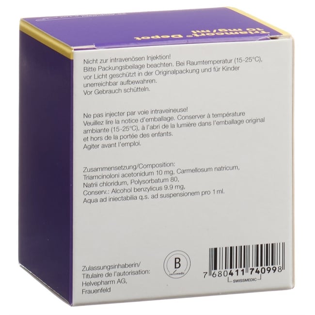 TRIAMCORT Depot Krist Susp 10 mg/ml Amp 1 ml | Coop Vitality Apotheke