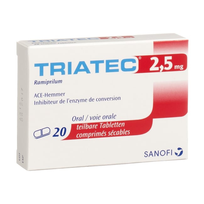 TRIATEC Tabl 2.5 mg Blist 20 Stk | Coop Vitality Apotheke