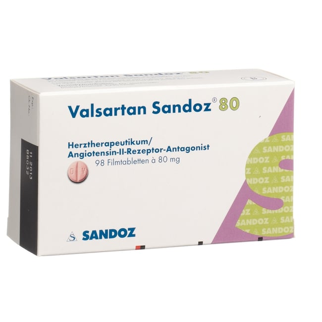 Valsartan Sandoz Sandoz Filmtabl 80 mg Blist 98 Stk | Coop Vitality ...