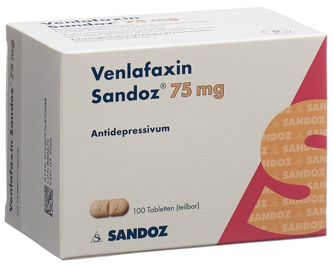 VENLAFAXINE Sandoz Tabl 75 mg Blist 100 Stk | Coop Vitality Apotheke