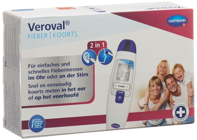 VEROVAL 2in1 Infrarot-Thermometer 1 Stk | Coop Vitality Apotheke