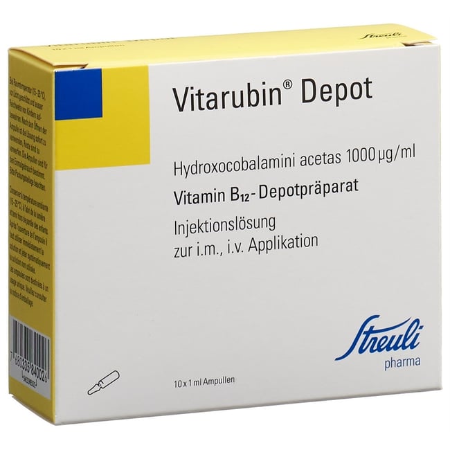 VITARUBIN Depot Inj Lös 1 mg/ml Amp 1 ml | Coop Vitality Apotheke