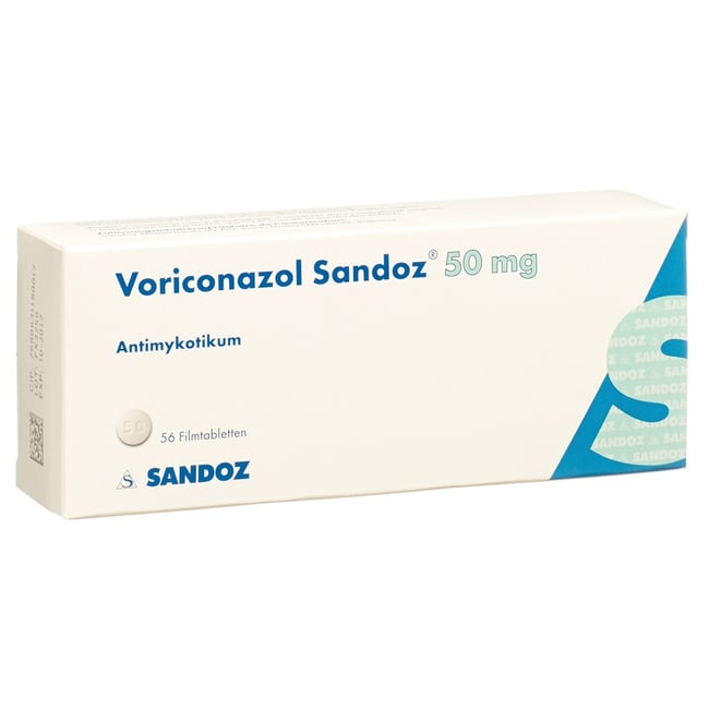 VORICONAZOLE Sandoz Filmtabl 50 mg Blist 56 Stk | Coop Vitality Apotheke