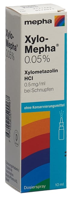 XYLO Mepha spray doseur 0.05 % enf fl 10 ml | Pharmacie Coop Vitality