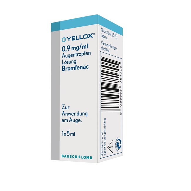 YELLOX Gtt Opht 0.9 mg/ml Fl 5 ml | Coop Vitality Apotheke