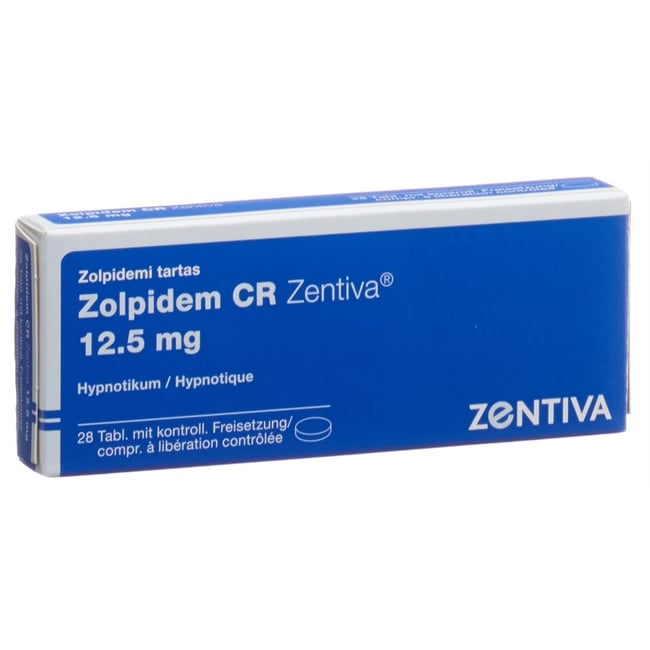 ZOLPIDEM Zentiva Ret Tabl 12.5 mg Blist 28 Stk | Coop Vitality Apotheke