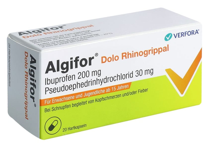 ALGIFOR Dolo Rhinogrippal Kaps Blist 20 Stk | Coop Vitality Apotheke