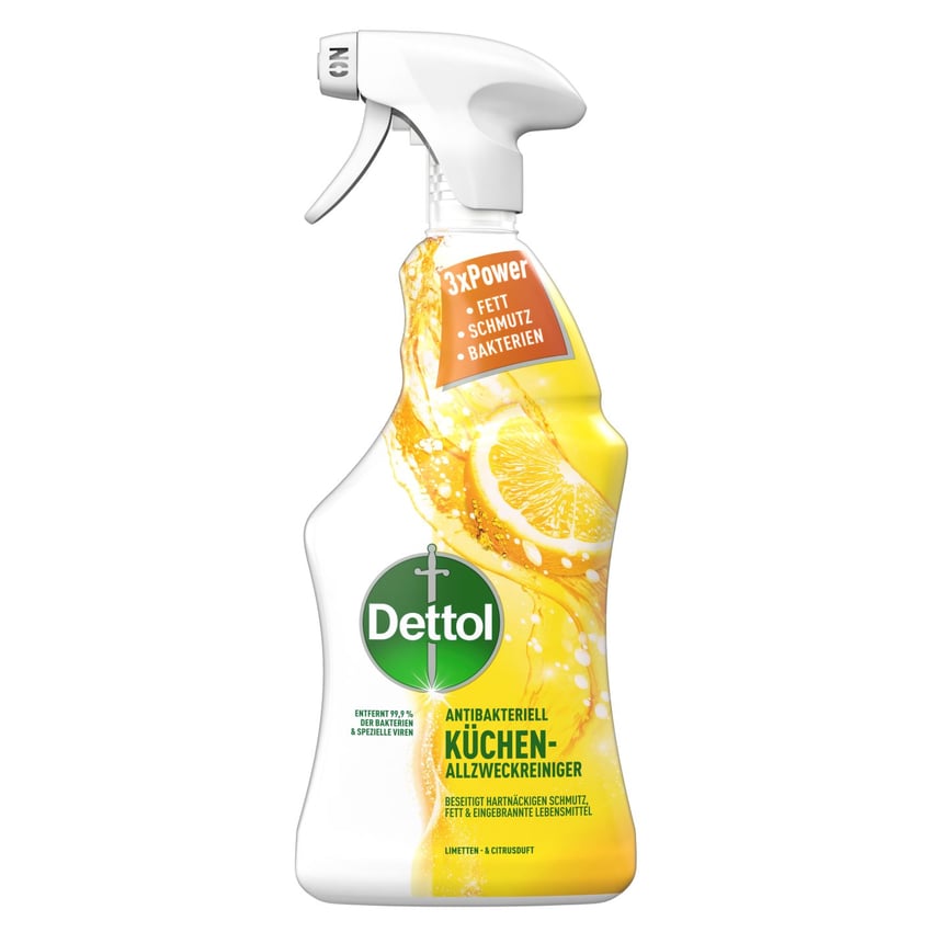 DETTOL Allzweckreiniger Küche antibakteriell Limette & Citrus Fl 750 ml ...