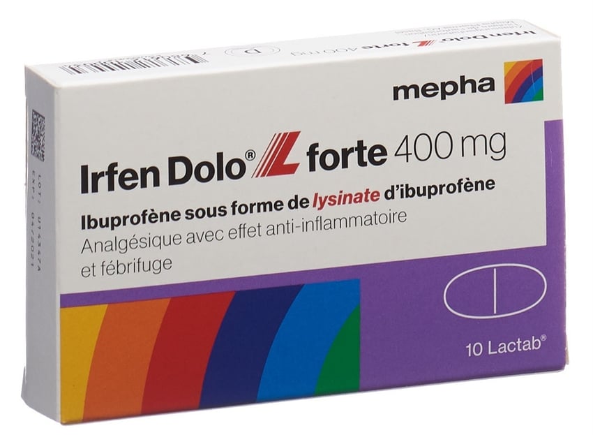 IRFEN L forte Lactab 400 mg Blist 10 Stk | Coop Vitality Apotheke