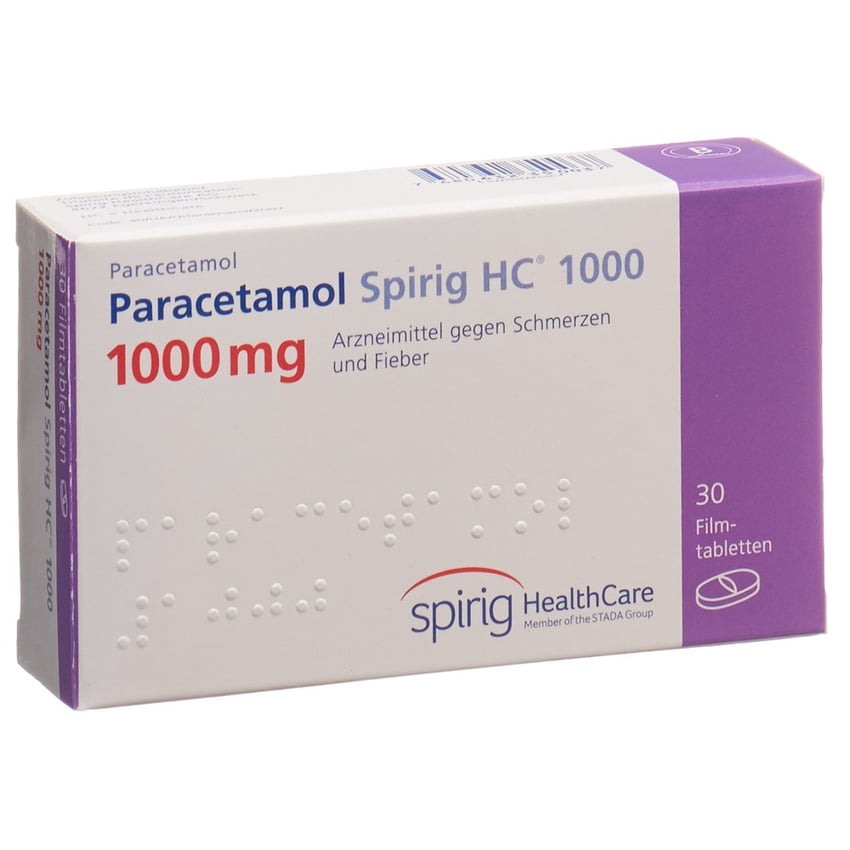 PARACETAMOL Spirig HC Filmtabl 1000 mg Blist 30 Stk | Coop Vitality ...