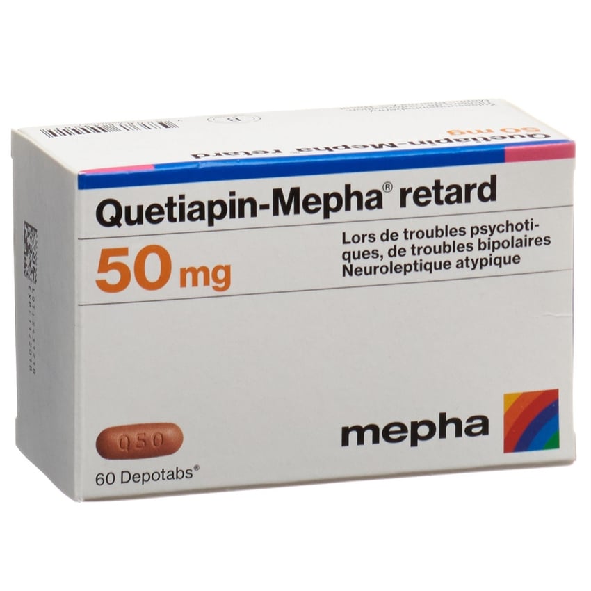 QUETIAPINE retard Depotabs 50 mg Blist 60 Stk | Coop Vitality Apotheke