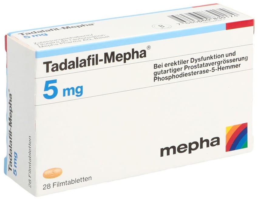 TADALAFIL Mepha Filmtabl 5 mg Blist 28 Stk | Coop Vitality Apotheke