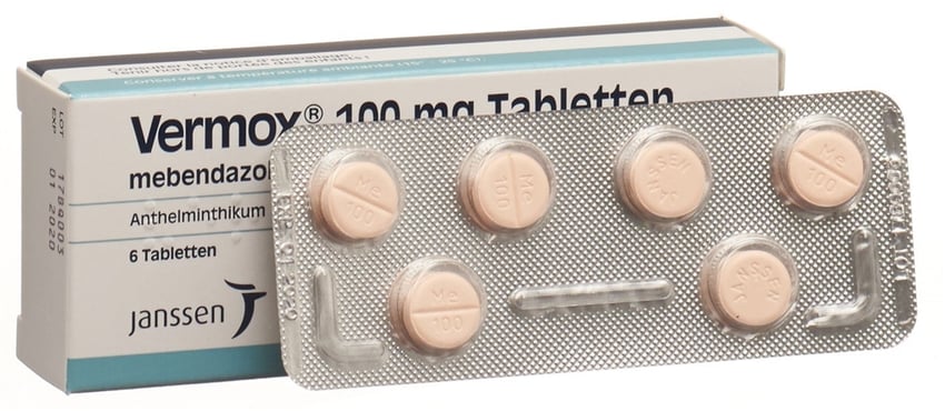 VERMOX Tabl 100 mg Blist 6 Stk | Coop Vitality Apotheke