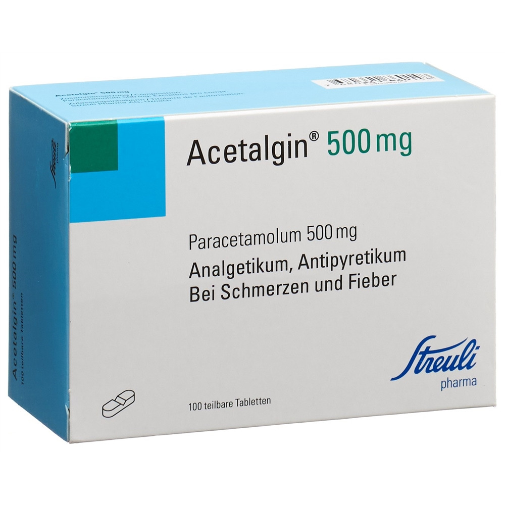 ACETALGINE Tabl 500 mg Blist 100 Stk | Coop Vitality Apotheke