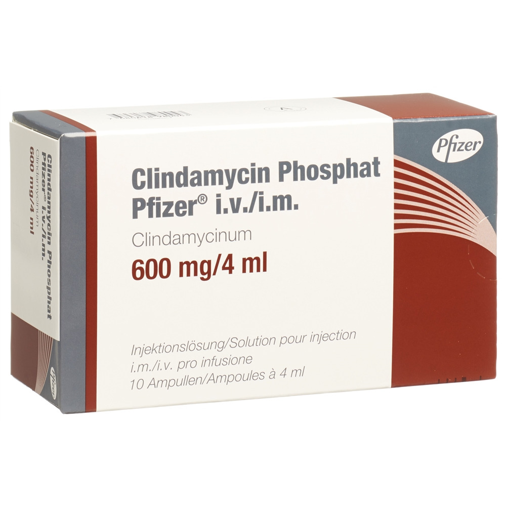 CLINDAMYCINE PHOSPHATE Pfizer Inj Lös 600 mg/4ml Amp 4 ml | Coop ...