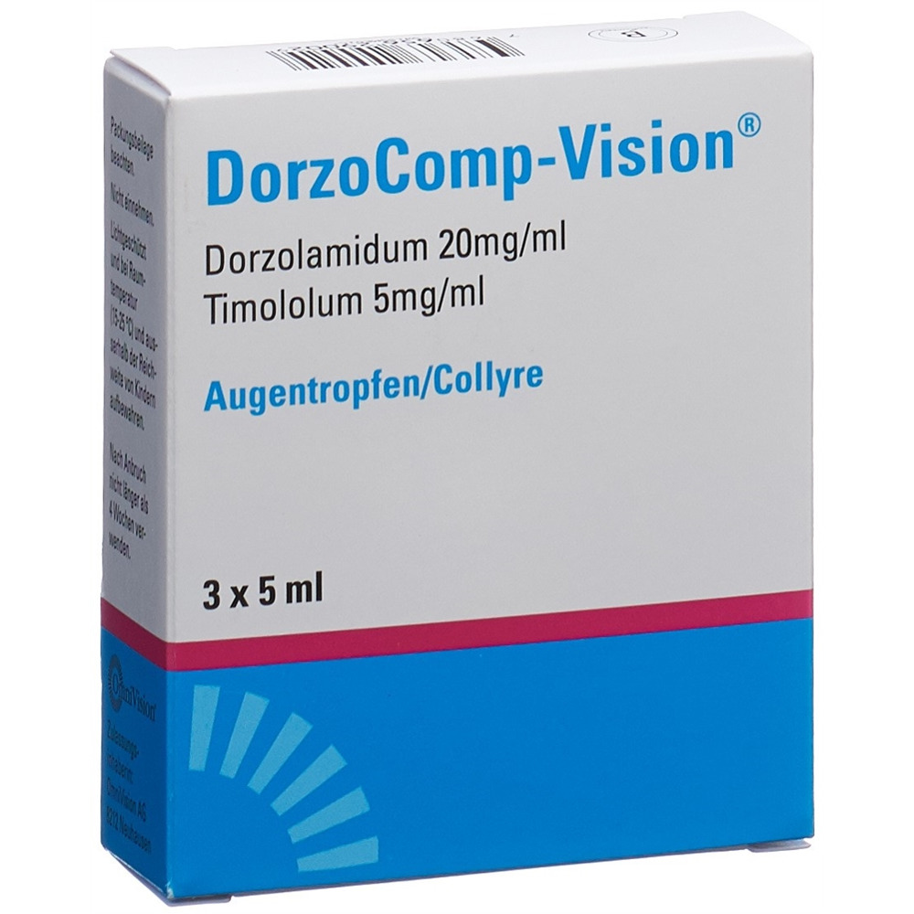 DorzoComp-Vision Gtt Opht 20 mg/ml, 5 mg/ml Fl 5 ml | Coop Vitality ...