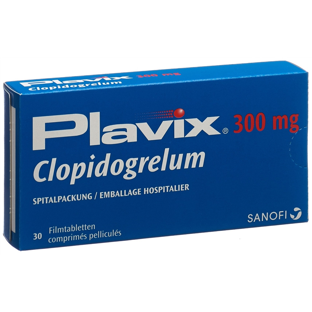 PLAVIX cpr pell 300 mg blist 30 pce | Pharmacie Coop Vitality