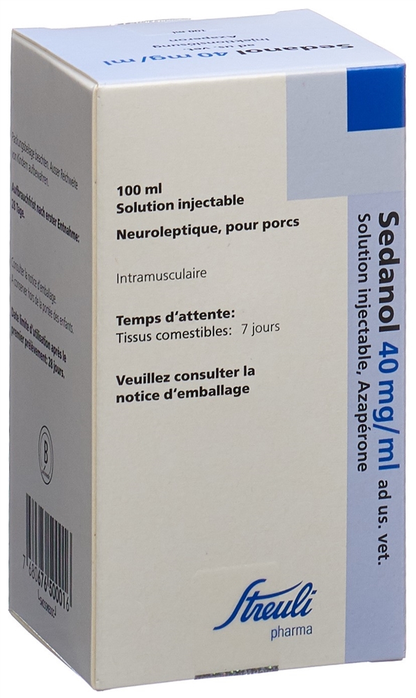 SEDANOL Inj Lös 40 mg/ml ad us vet. Fl 100 ml | Coop Vitality Apotheke