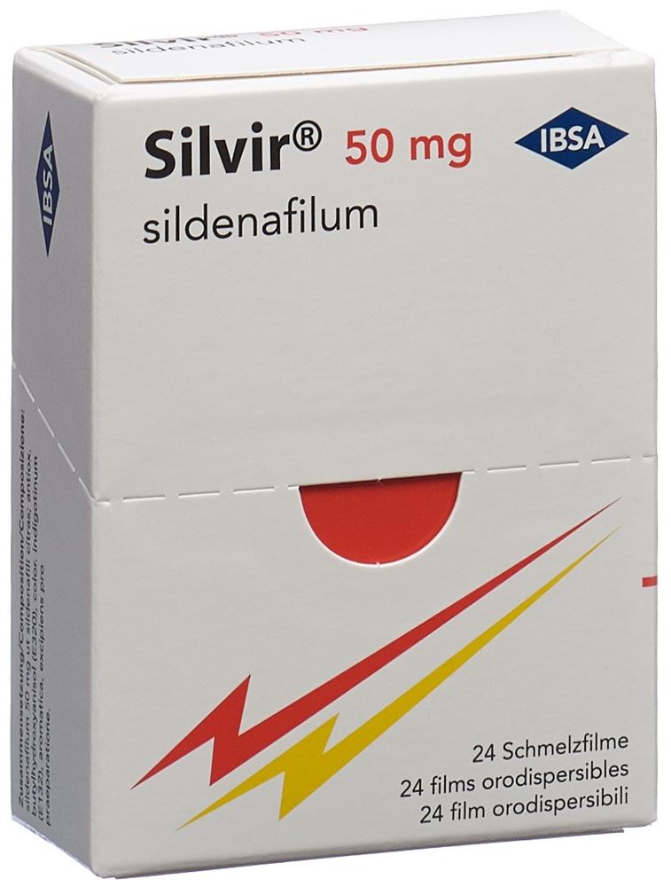 SILVIR Schmelzfilm 50 mg Blist 24 Stk | Coop Vitality Apotheke