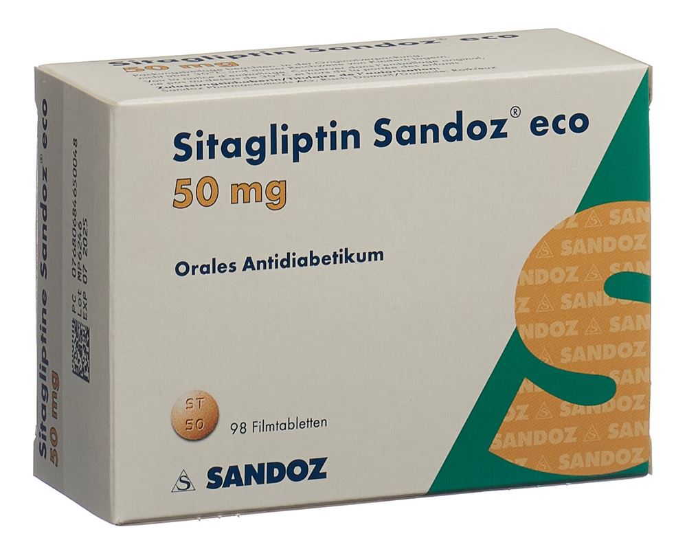 SITAGLIPTINE eco Filmtabl 50 mg Blist 98 Stk | Coop Vitality Apotheke